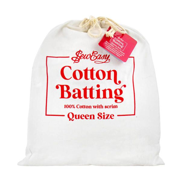 Sew Easy Batting 100% Cotton 140GSM - Queen Size – All You Needle NZ